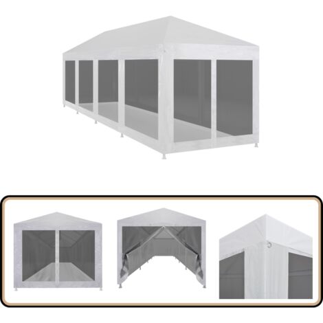 Tente de réception avec 10 parois en maille 12 x 3 m - Tents Reception ...