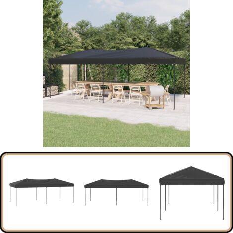 Tente de réception pliable Anthracite 3x6 m - Tente De Réception ...
