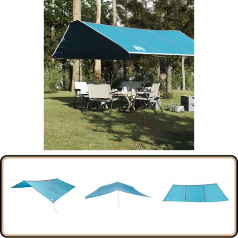 Bâche de camping bleu 420x440 cm imperméable - Tente De Camping - Bâche ...