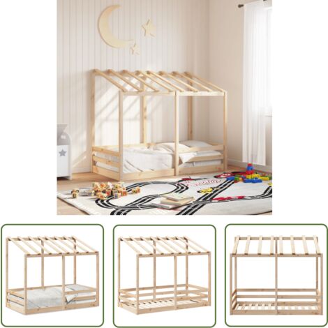 The Living Store Lit pour enfants sans matelas 70x140 cm bois de pin ...