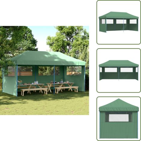 The Living Store Tente de réception pliable escamotable 3 parois ...