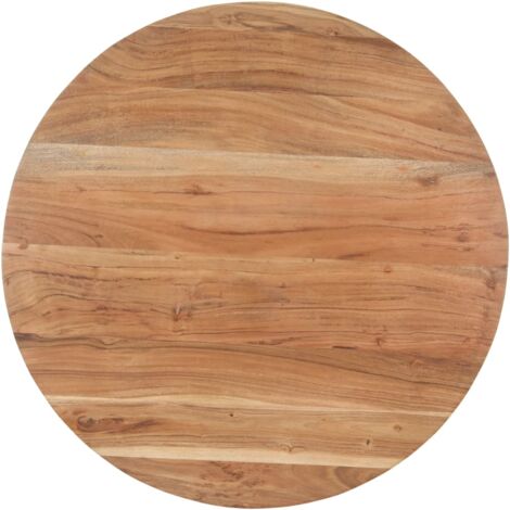 Table de salle à manger 80 cm Bois d'acacia solide - Table À Manger ...