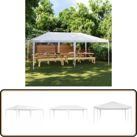 Tente de réception 4x6 m Blanc - Tente De Réception - Auvent - Abri ...