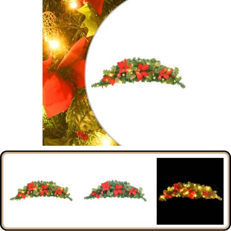 Arche de Noël avec lumières LED Vert 90 cm PVC - Arche De Noel ...