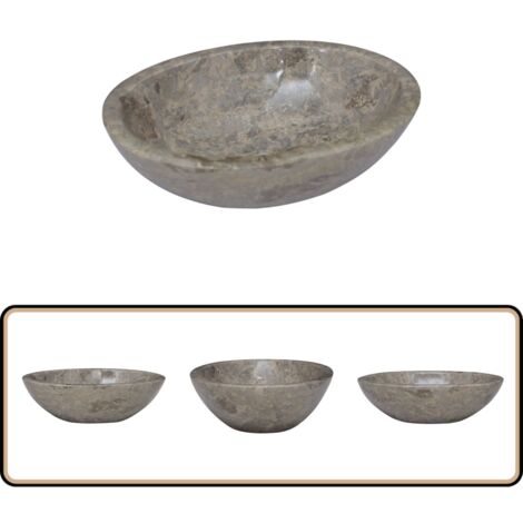 Lavabo Gris 53x40x15 cm Marbre - Lavabo En Marbre - Lavabo Design - Lavabo Gris - Meuble Salle ...