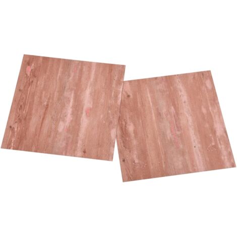 Dalles de plancher autoadhésives 55 pcs PVC 5,11 m² rouge - Carrelage ...