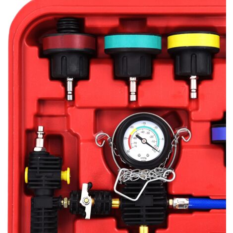 Testeur de pression pour refroidissement et bouchon 28 pcs - Outil De ...