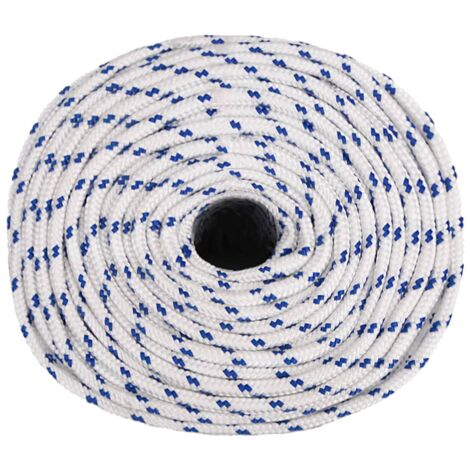 Corde de bateau Blanc 6 mm 250 m Polypropylène - Corde De Bateau ...