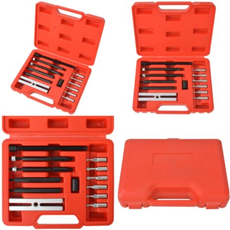 Kit d'extracteurs de roulements de petit insert 16 pièces - Outil ...