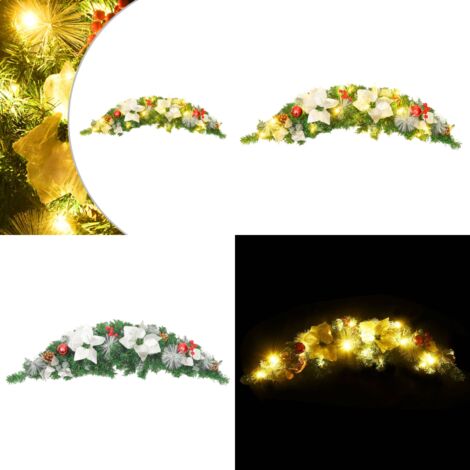 Arche de Noël avec lumières LED Vert 90 cm PVC - Arche De Noel ...