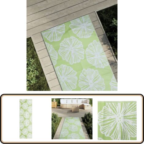 Tapis d'extérieur ARAKIL vert 80x250 cm PP - Tapis D'extérieur - Tapis ...