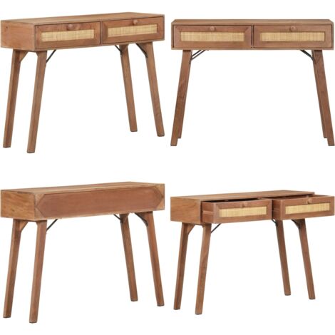 Table console 100x35x76 cm Bois de manguier massif - Table Basse ...