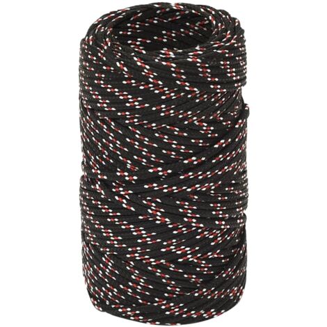 Corde de bateau Noir 2 mm 500 m Polypropylène - Corde De Bateau - Corde ...