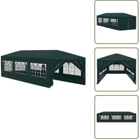 Tente de réception 3 x 9 m Vert - Tents De Réception - Abri Jardin ...