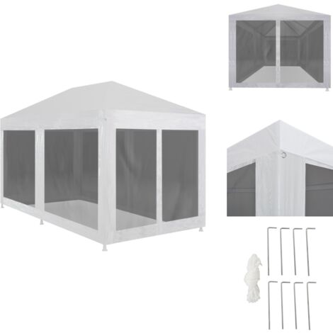 Tente de réception avec 6 parois en maille 4 x 3 m - Tents Reception ...