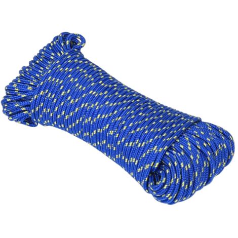 Corde de bateau Bleu 3 mm 50 m Polypropylène - Corde De Bateau - Corde ...