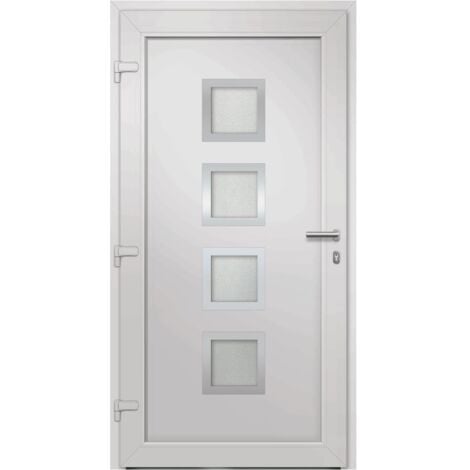 Porte d'entrée Anthracite 98x208 cm - Portes D'entrée - Porte Entrée ...