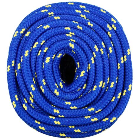 Corde de bateau Bleu 16 mm 100 m Polypropylène - Corde De Bateau ...