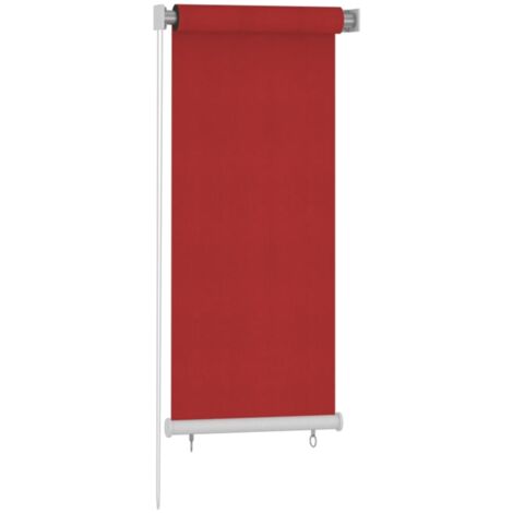 Store roulant d'extérieur 60x140 cm Rouge PEHD - Stores Vénitiens ...