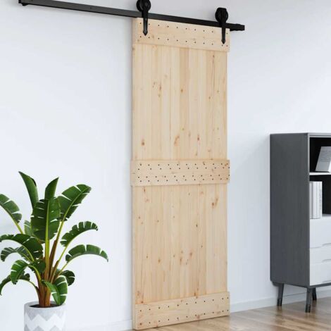 Porte NARVIK 90x210 cm bois massif de pin - Porte Intérieur - Porte ...