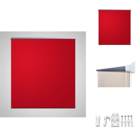 Store enrouleur occultant 120 x 230 cm rouge - Store Occultant - Rideau ...