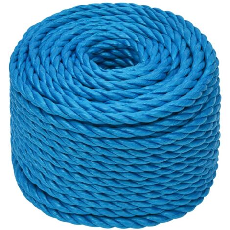 Corde de travail Bleu 12 mm 50 m Polypropylène - Corde De Travail ...