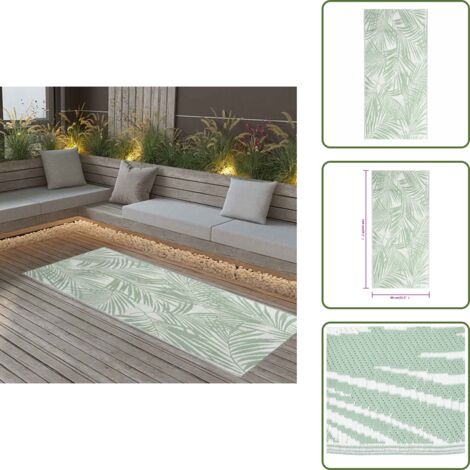 The Living Store Tapis d'extérieur ARAKIL Vert 80x150 cm PP - Tapis ...