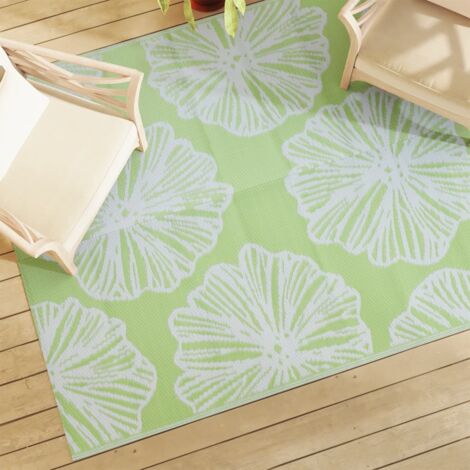 The Living Store Tapis d'extérieur ARAKIL vert 160 x 230 cm PP - Tapis ...