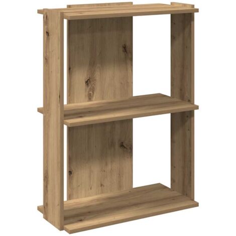 Meuble de rangement chêne artisanal étagère de salon design compact ...