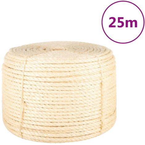 Corde 100 % sisal 12 mm 25 m - Corde Sisal - Corde Naturelle - Corde ...