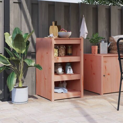 Armoire de cuisine d'extérieur 55x55x92 cm bois massif douglas - Meuble ...