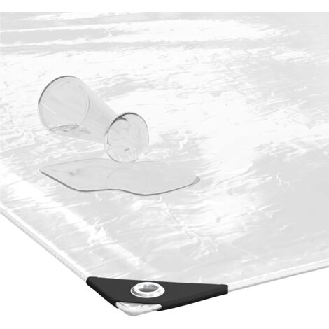Bâche transparente avec œillets 4x5 m PVC - Bâche Transparente - Bâches ...