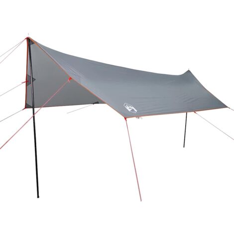 Bâche de camping orange 460x305x210 cm imperméable - Tente De Camping ...