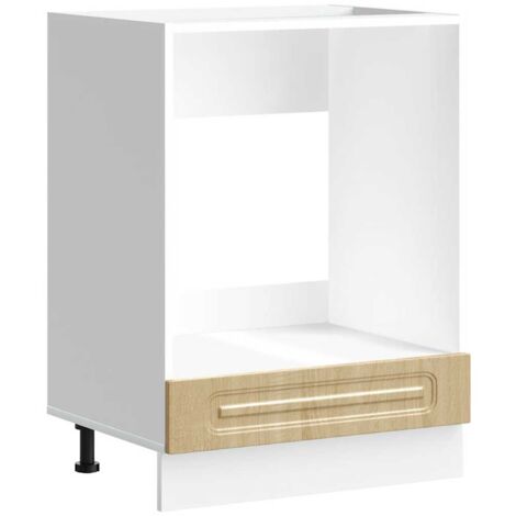 Armoire à four Kalmar chêne sonoma bois d'ingénierie - Armoire De Four ...