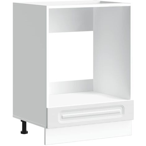 Armoire à four Kalmar blanc bois d'ingénierie - Armoire De Four ...