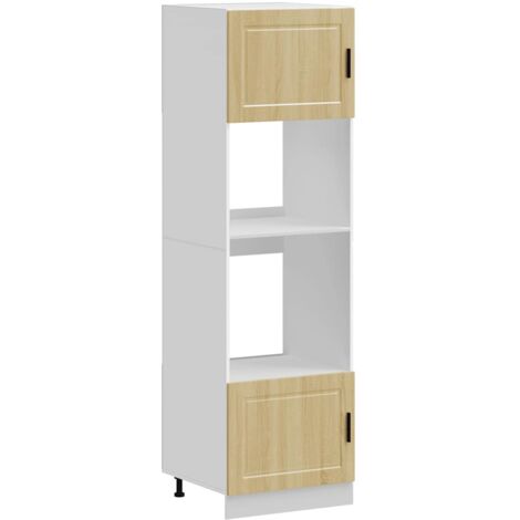 Armoires de four 2 pcs Porto chêne sonoma bois d'ingénierie - Armoire ...