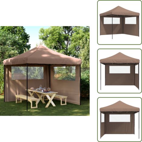 Tente de réception pliable escamotable avec 2 parois latérales - Tents ...