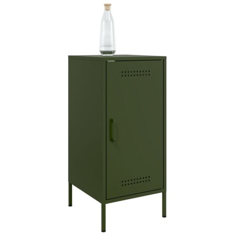 Buffet vert olive 36x39x79 cm acier - Buffet Industriel - Meuble ...