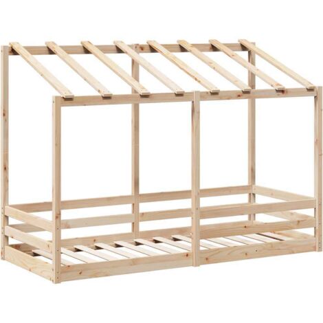 Lit pour enfants sans matelas 90x190 cm bois pin massif - Lit Enfant ...