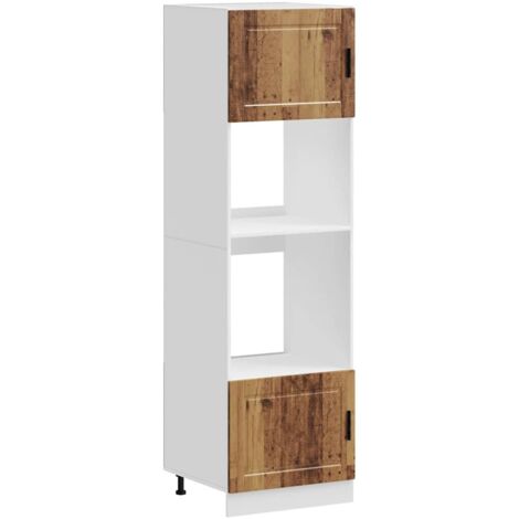 Armoires de four 2 pcs Porto vieux bois bois d'ingénierie - Armoire De ...
