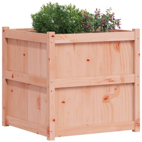 Jardinière 70x70x70 cm bois massif de douglas - Jardiniered'extérieure ...