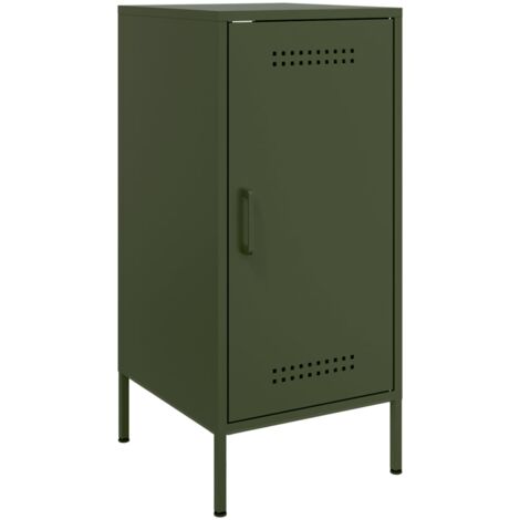 Buffet vert olive 36x39x79 cm acier - Buffet Industriel - Meuble ...