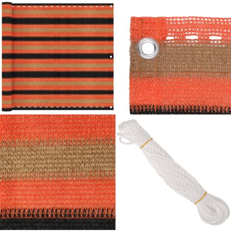 Écran de balcon Multicolore 90x300 cm PEHD - Écran De Balcon - Intimité ...