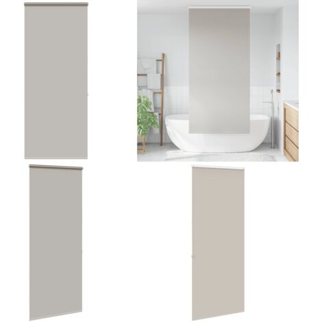 vidaXL Store enrouleur de douche avec cassette largeur du tissu 96 cm