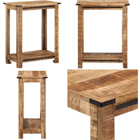Table console 60x35x75 cm bois massif de manguier - Table Basse - Table ...