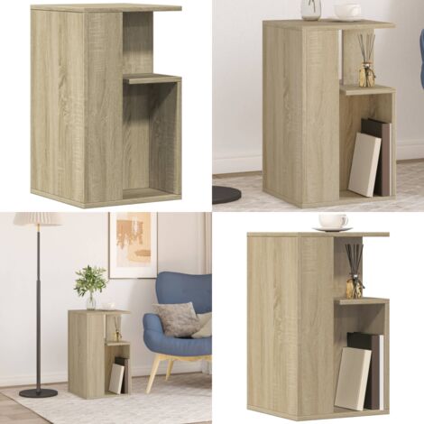 Table d'appoint chêne sonoma 35x35x60 cm bois d'ingénierie - Table D ...