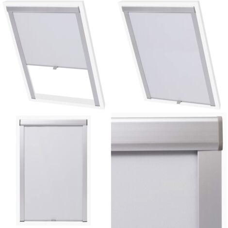 vidaXL Store occultant roulant Blanc UK08