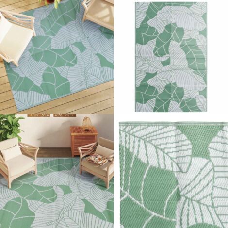 Tapis d'extérieur ARAKIL vert 190 x 290 cm PP - Tapis Exterieur - Tapis ...