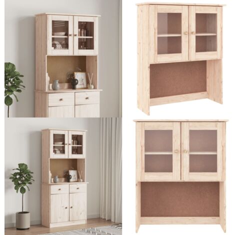 Dessus de commode ALTA 77x30x92 cm bois massif de pin - Meuble De ...