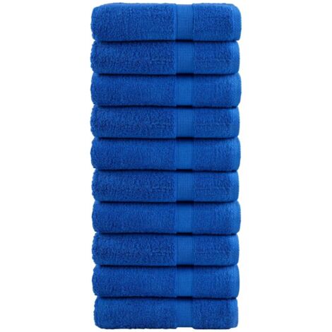 Essuie-mains de qualité supérieure SOLUND 10 pcs bleu 600 g/m² - Essuie ...